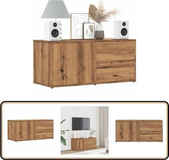 vidaXL Vidaxl - TV-Schrank Artisan-Eiche 80x34x35,5 cm Holzwerkstoff