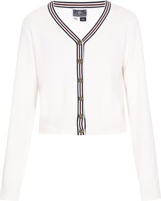 Dreimaster Dreimaster Strickjacke Frauen cremefarben