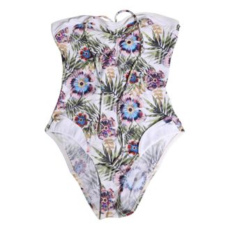 John Galliano Femme, Maillots de bain, Multicolore, Taille: ONE Size Maillot de bain une pi&egrave;ce sans bretelles
