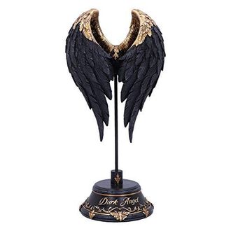 Nemesis Now Dark Angel Gothic Fallen FAE Wing Figur, Schwarz, 26 cm
