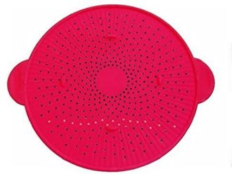 De Buyer De Buyer 4121.28 Spritzschutz-Schüsselaufsatz für Mixarbeiten Silikon, 28 cm Durchmesser