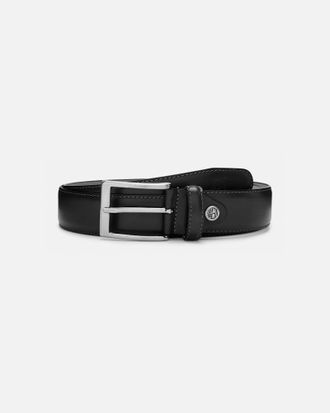 Timberland Birch Point Lederg&uuml;rtel f&uuml;r Herren in Schwarz, Herren, Schwarz, Gr&ouml;&szlig;e