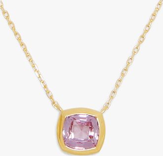 Kate Spade New York Kate Spade Kate Spade Fine Time To Shine Edelstein-Anh&auml;nger f&uuml;r Frauen in Pink Saphir