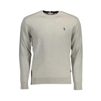 U.S.Polo Association Cotton Sweater - - Sweatshirts & Hoodies - Herren - Grau - 2XL