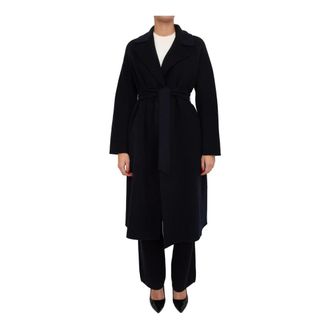 Max Mara Femme, Manteaux, Bleu, Taille: 40 FR Cappotto