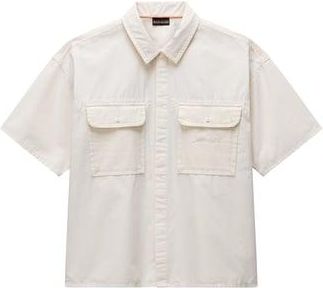 Napapijri Chemise Oxide imprim&eacute;e en coton
