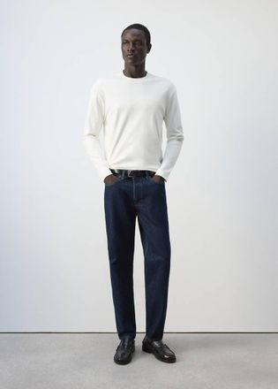 Mango T-shirt 100 % coton regular-fit blanc - Homme - XXL - MANGO MAN