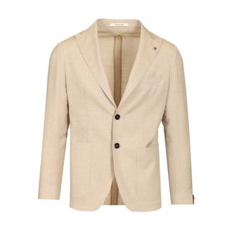 Tagliatore Montecarlo Blazer - - Jackets - Herren - Beige - L