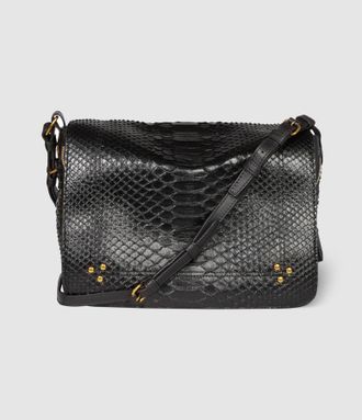 Jerome Dreyfuss Sac Igor Python Noir