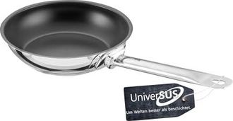 Schulte Ufer GastroSUS Industar PLUS Bratpfanne mit UniverSUS Oberflächenstruktur, ohne PFAS/PTFE, 163150-20, Edelstahlpfanne Induktion, 20 cm