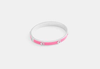 Coach Signature-Nieten-Armreif Mit Scharnierverschluss