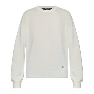 Versace Femme, Pulls, Beige, Taille: 38 FR Pull en cachemire