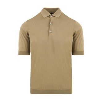 FILIPPO DE LAURENTIIS Cotton Polo - - Tops - Herren - Braun - M