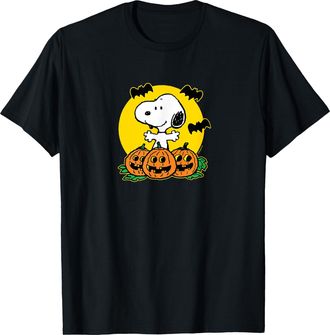 Peanuts Snoopy Pumpkin Patch Halloween T-Shirt