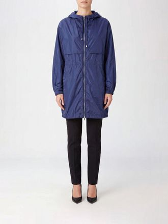 Semicouture Knielanger Parka mit Kapuze aus technischem Gewebe