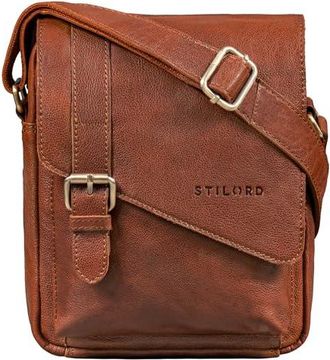 STILORD Ryder Sacoche Cuir Bandouli&egrave;re Homme Petit Sac Besace en Cuir V&eacute;ritable Pochette Vintage Sac Messenger Sacs a Main Hommes 8 Pouces avec Fermeture Magn