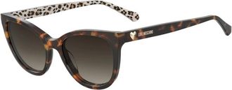 Love Moschino Femme, Accessoires, Brun, Taille: 54 MM Cat Eye Lunettes de soleil