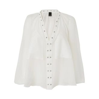 Pinko Wei&szlig;e Schneebluse 105281-a2m7 - - Blouses & Shirts - Damen - Wei&szlig; - M