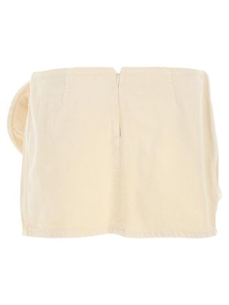Magda Butrym Denim Skirt - Beige