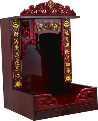 Aboofan Für Buddha- Dekorativer Buddha- Haustier-Aschenhaus Buddha-Schrank Mini-Buddhistischer Chinesisches Chinesische Götterstatuen Japanisches