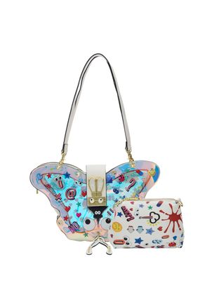 Mymo Handtasche Handtasche Frauen wei&szlig; mehrfarbig