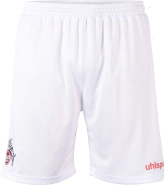 Uhlsport Uhlsport Herren 1. FC K&ouml;ln Short Heim 2018/2019, wei&szlig;/Rot, XXL
