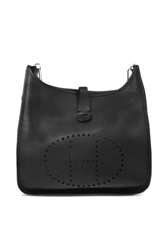 Herm&egrave;s sac port&eacute; &eacute;paule &agrave; d&eacute;coupes (2015) - Noir