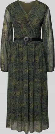 Zabaione Midikleid aus Viskose-Mix Modell Sabia