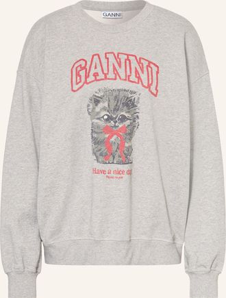 Ganni Sweatshirt Margot grau