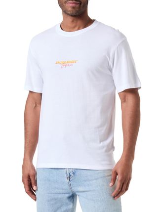 Jack & Jones JORARUBA Puff Branding Tee SS Crew Neck