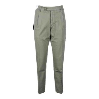 Re-hash Baumwoll Elasthan Hose - - Trousers - Herren - Gr&uuml;n - W30