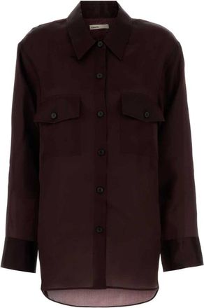 Khaite Femme, Blouses et Chemises, Violet, Taille: 38 FR Matteo Shirt