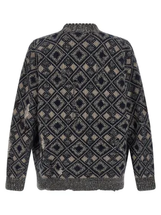 Wales Bonner Cardigan - Navy