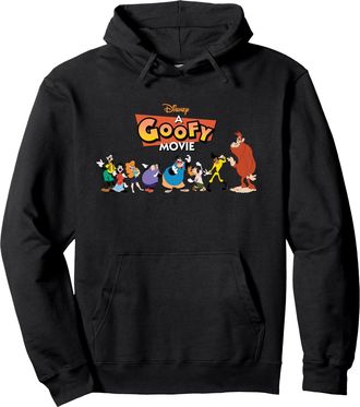 Disney A Goofy Movie 30th Anniversary Characters and Logo Pullover Hoodie