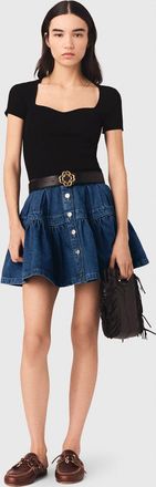 Maje Strick-top - Schwarz - Maje