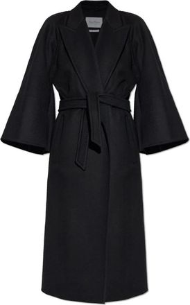 Max Mara Femme, Manteaux, Noir, Taille: 38 FR Gange Coat