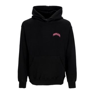 PROPAGANDA Schwarzer Hoodie mit Kordelzug - - Sweatshirts & Hoodies - Herren - Schwarzk - L