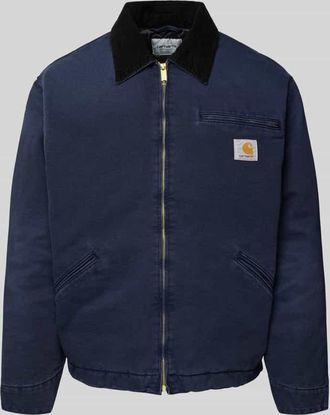 Carhartt Work in Progress Regular Fit Jacke aus reiner Baumwolle mit Umlegekragen