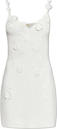Cult Gaia Femme, Robes, Blanc, Taille: 40 FR Flora Knit Dress