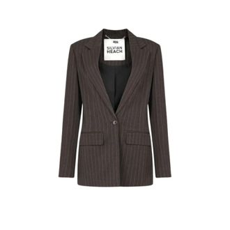 Silvian Heach Ma&szlig;geschneiderter Nadelstreifen-Blazer - - Jackets - Damen - Grau - S