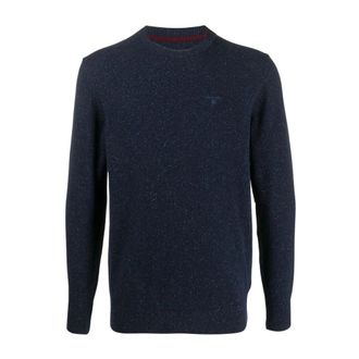 Barbour Ny91 Navy Maglia Strickwaren f&uuml;r Herren - - Knitwear - Herren - Blau - L