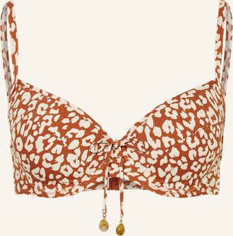 Lidea Lidea B&uuml;gel-Bikini-Top Gilded Wild Mit Glitzergarn rot