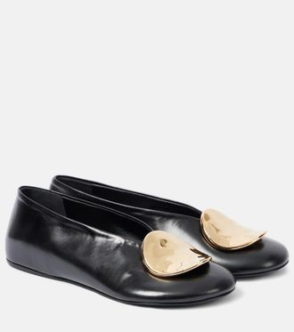 Jil Sander Ballerinas aus Leder