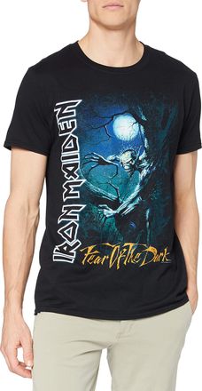 Collectors Mine Herren T-Shirt Iron Maiden-Fear of the Dark Tree Sprite, Gr. 46 (S), Schwarz (Schwarz)