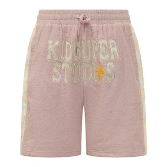 KidSuper Studios Homme, Shorts, Rose, Taille: S Terrycloth Shorts