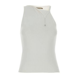 Paloma Wool Paloma Wool, Femme, Tops, Blanc, Taille: 42 FR Hauts sans manches
