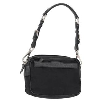 Prada Sac port&eacute; &eacute;paule en nylon Pre-owned - Femme - Pre-owned - Noir - Taille: ONE Size