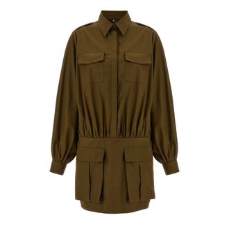 7 For All Mankind Femme, Robes, Brun, Taille: 40 FR Mini-robe utilitaire