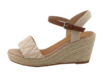 Tom Tailor Damen 5390010037 Sandale Offwhite Sand 41 EU