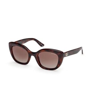 Guess Femme, Accessoires, Brun, Taille: 51 MM Élégantes Lunettes de Soleil Wrap-Around